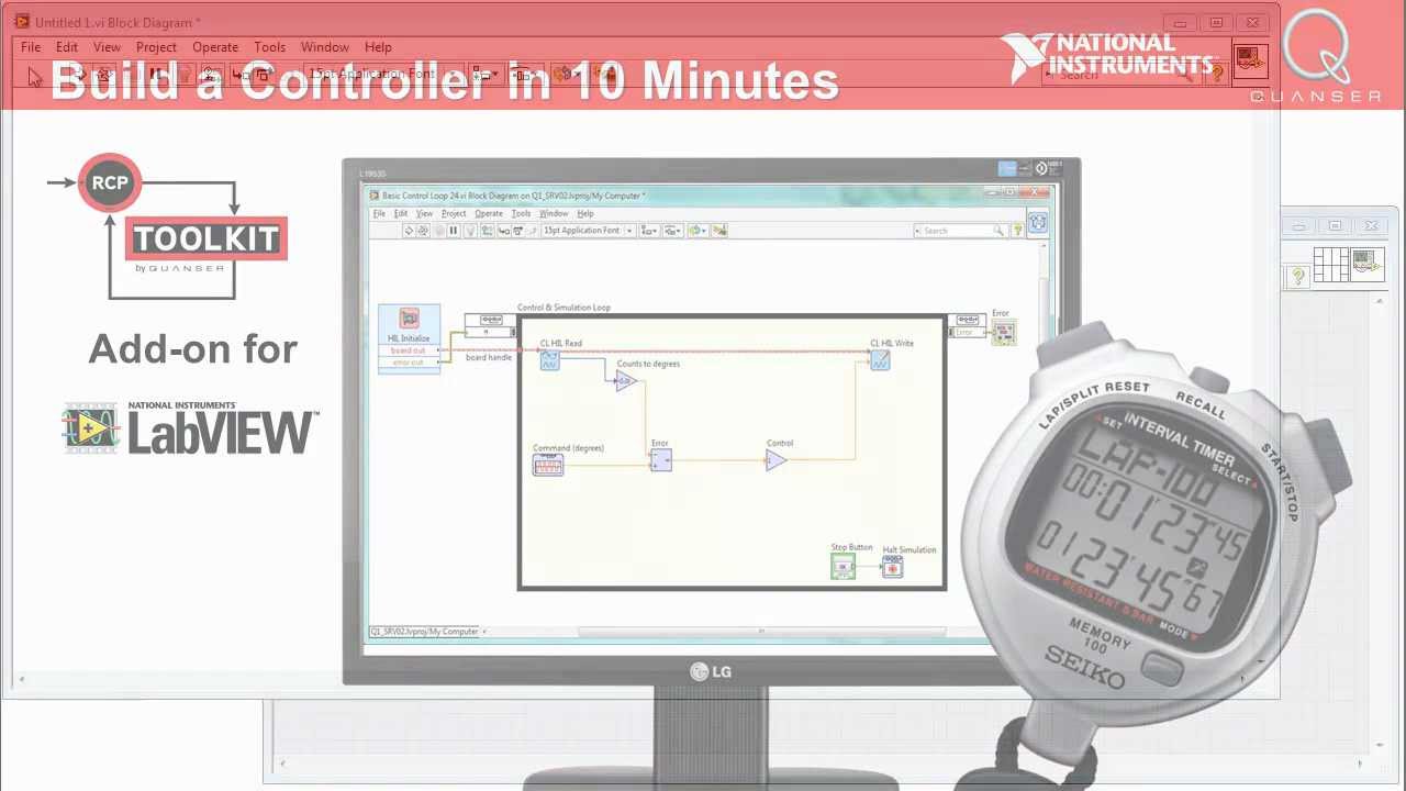 Quanser Rapid Control Prototyping Toolkit for LabVIEW - Quanser