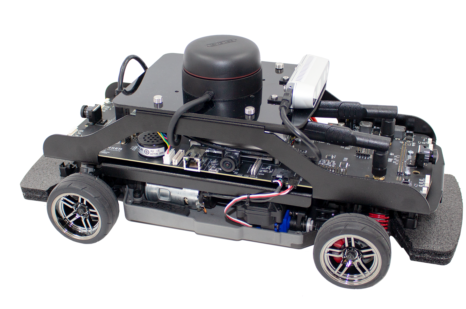 Sensor-rich autonomous vehicle - the QCar from Quanser